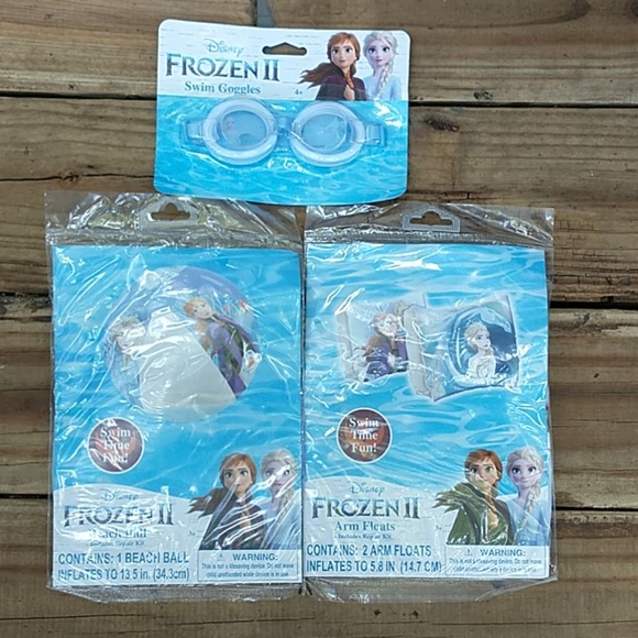 Disney | Swim | Frozen 2 Three Piece Pool Swim Bundle | Poshmark